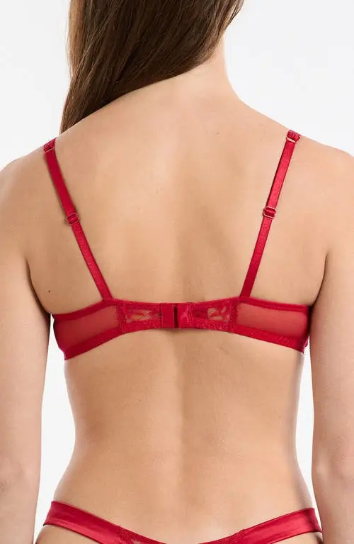 ETAM Mascarade Push-up Balconette Bra - Red