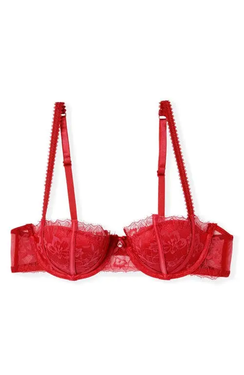 ETAM Mascarade Push-up Balconette Bra - Red