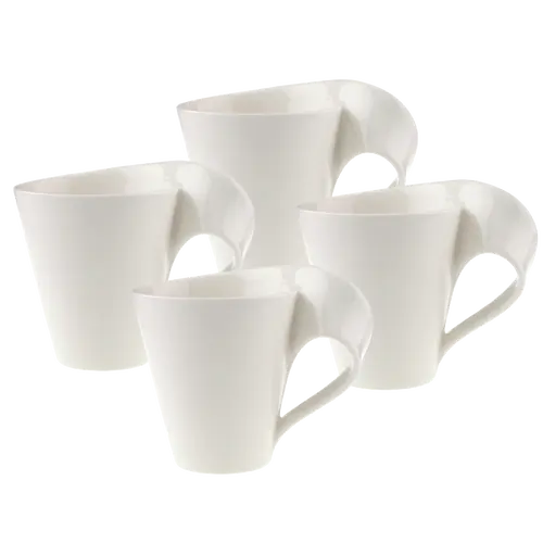 VILLEROY & BOCH Newwave Caffè Set Of 4mug - White