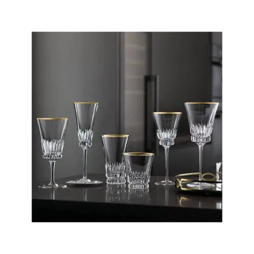 VILLEROY & BOCH Grand Royal Gold White Wine Pair - Clear