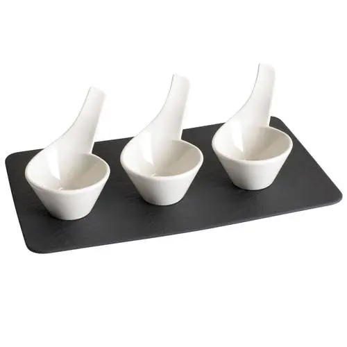 VILLEROY & BOCH Newwave 4 Piece Dip Set - White