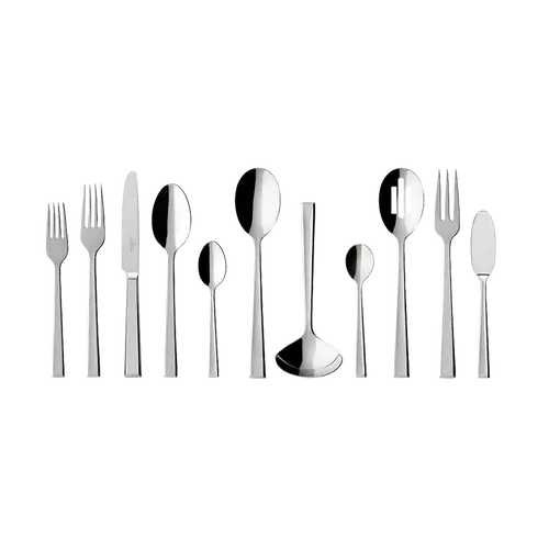 VILLEROY & BOCH Victor 46-piece Flatware Set - Silver/platinum