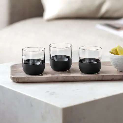 VILLEROY & BOCH Manufacture Rock Shot Glass Set 4 - Clear