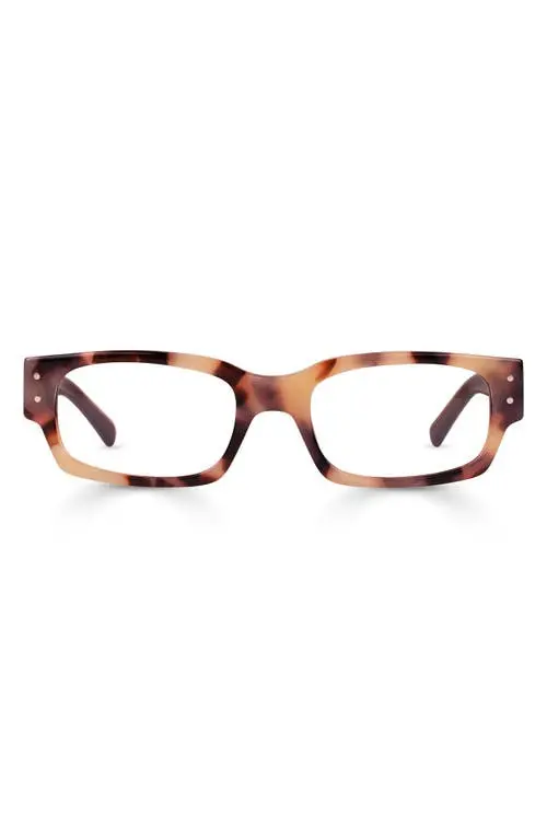 Eyebobs Head Rectangular Reading Glasses - Vanilla Tortoise