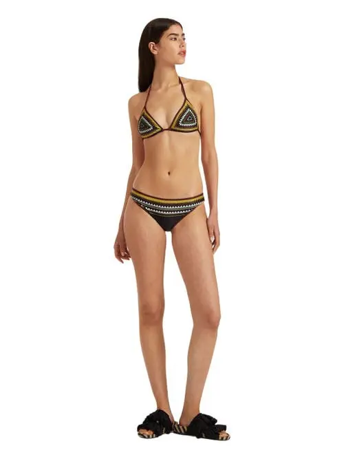 La DoubleJ Doric Bikini Top - Doric Placée Black