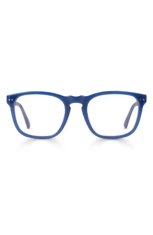 Eyebobs 52mm Rectangular Reading Glasses - Denim Blue