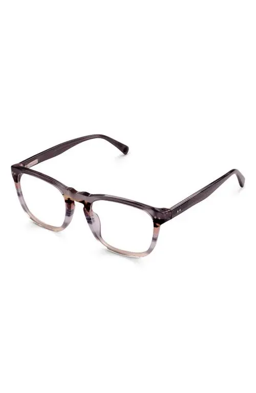 Eyebobs 52mm Rectangular Reading Glasses - Smokey Grey And Tortoise