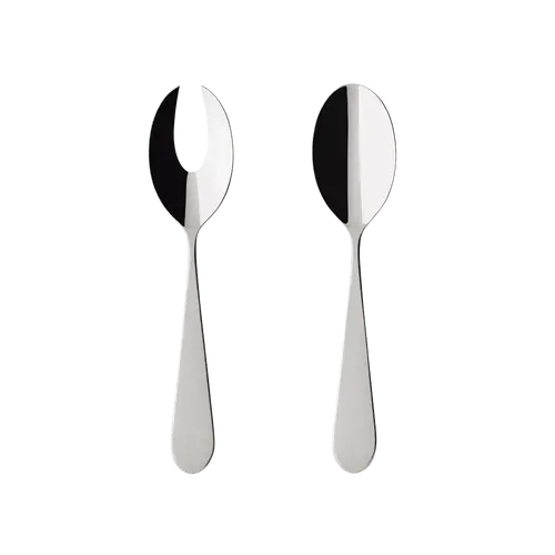 VILLEROY & BOCH Sereno Xxl Salad Serving Set - Silver/platinum