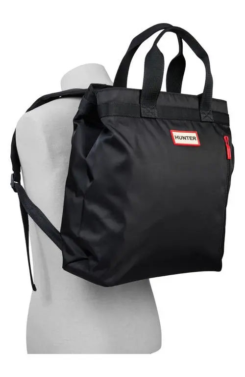Hunter Hybrid Convertible Tote Bag - Other Black