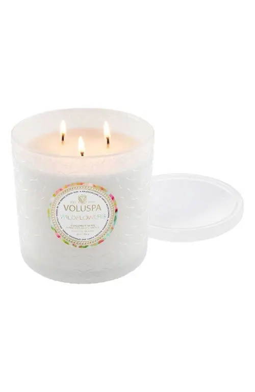Voluspa Boxed Luxe Candle - Wildflowers