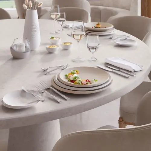 VILLEROY & BOCH Newmoon Oversized Dinner Plate