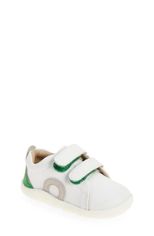 Old Soles Little O Sneaker - Snow/grey Suede/neon Green