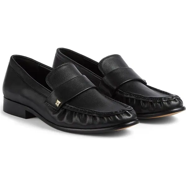 LK BENNETT Adira Stud Loafer - Black