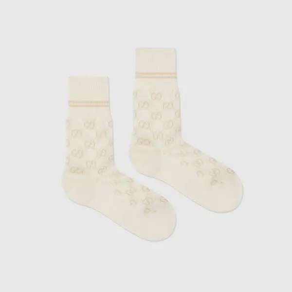 Gucci Gg Cotton Blend Socks