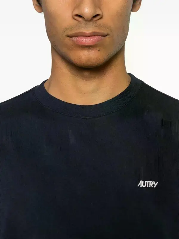 AUTRY Logo-embroidered T-shirt
