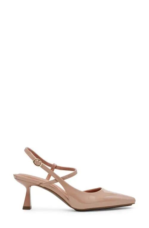 Anne Klein Cosmo Ankle Strap Pump - Almond