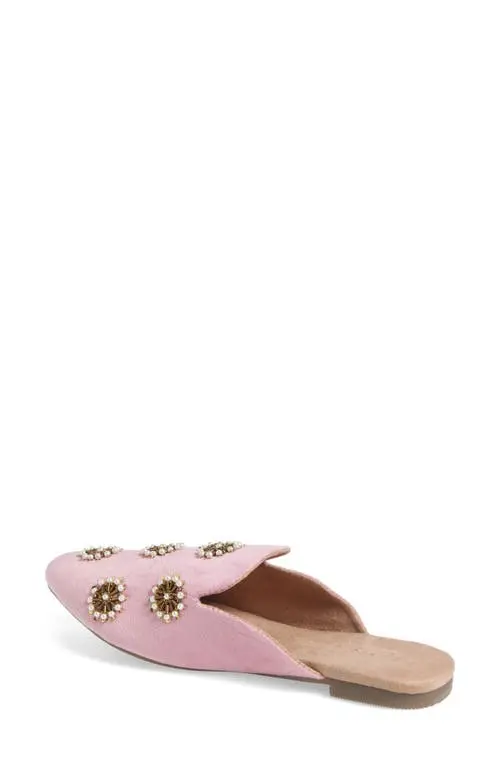 FUCHSIA Galaxy Beaded Mule - Pink