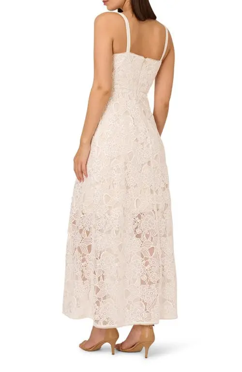 Adrianna Papell Sequin Lace Cocktail Dress In Ivory - 30% Off | Editorialist