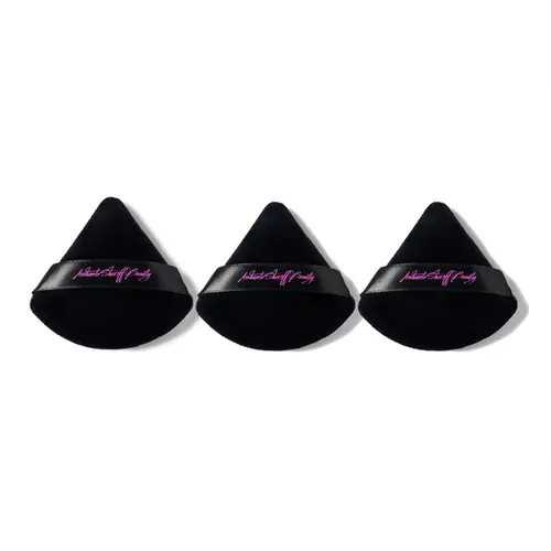 ASHUNTA SHERIFF BEAUTY Velvet Hypoallergenic Ultra Soft Puffs - Black