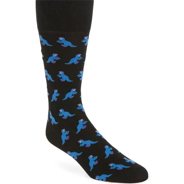 Paul Smith Dino Dress Socks - 79_black