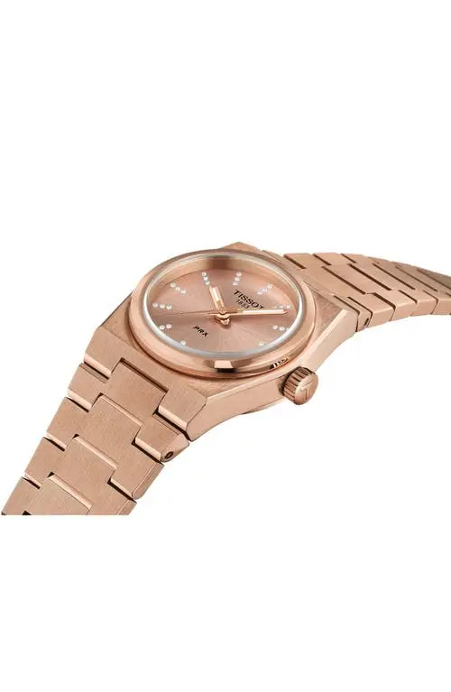 TISSOT Prx Diamond Bracelet Watch - Pink
