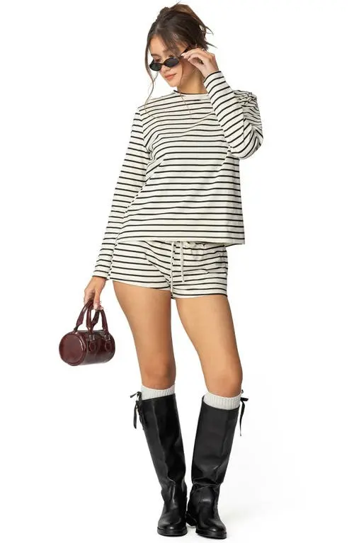 EDIKTED Jordyn Striped Shorts