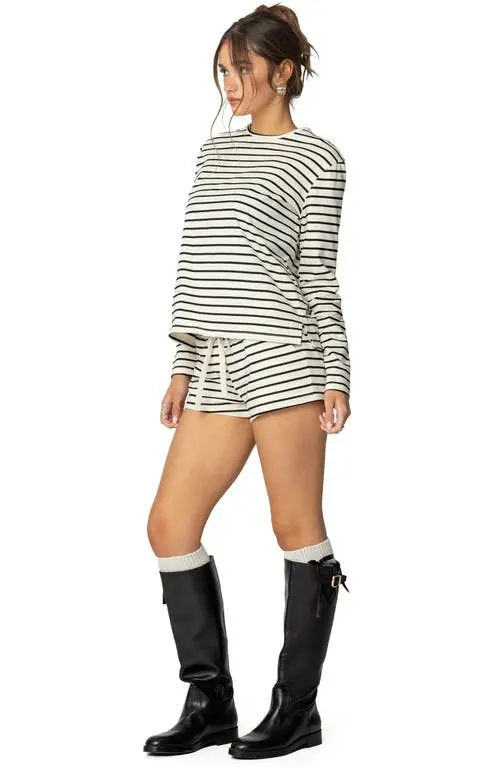 EDIKTED Jordyn Striped Shorts