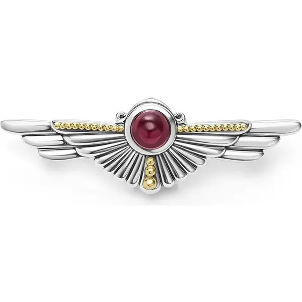 Lagos Anthem Rhodolite Pin - Garnet