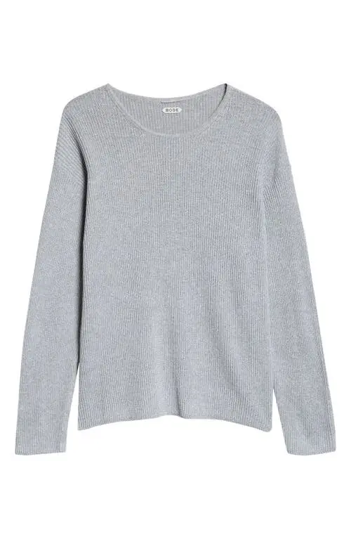 BODE Weymouth Cotton & Linen Rib Sweater