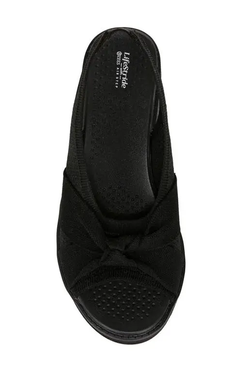LIFESTRIDE Bzees Bell Slingback Wedge Sandal