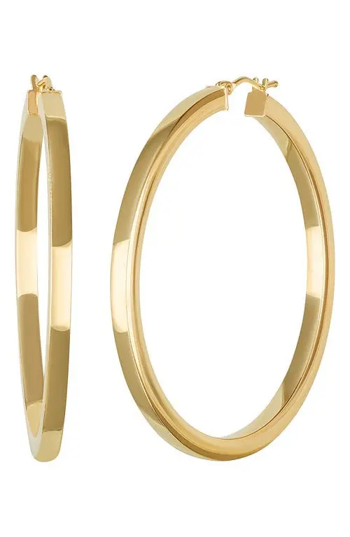 Bony Levy 14k Gold Large Tube Hoop Earrings - 14k Yellow Gold