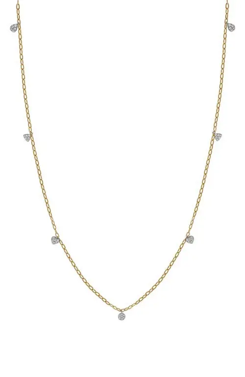 Bony Levy Diamond Stations 18k Gold Chain Necklace - 18k Yellow Gold