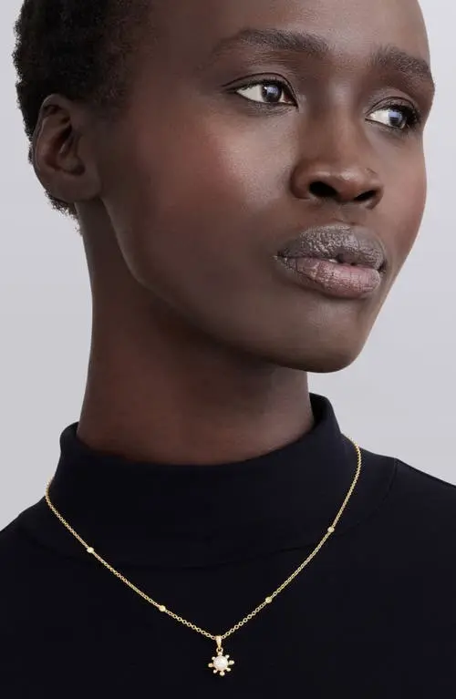 Lagos 18k Cultured Pearl And Diamond Pendant Necklace