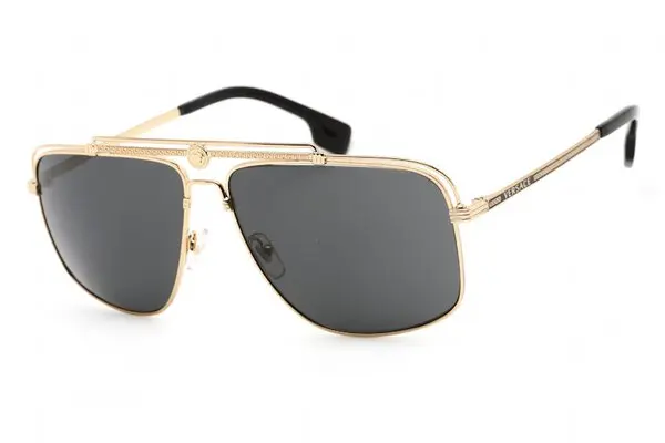 Versace Medusa Focus Sunglasses - Gold/dark Grey (ve2242/100287)