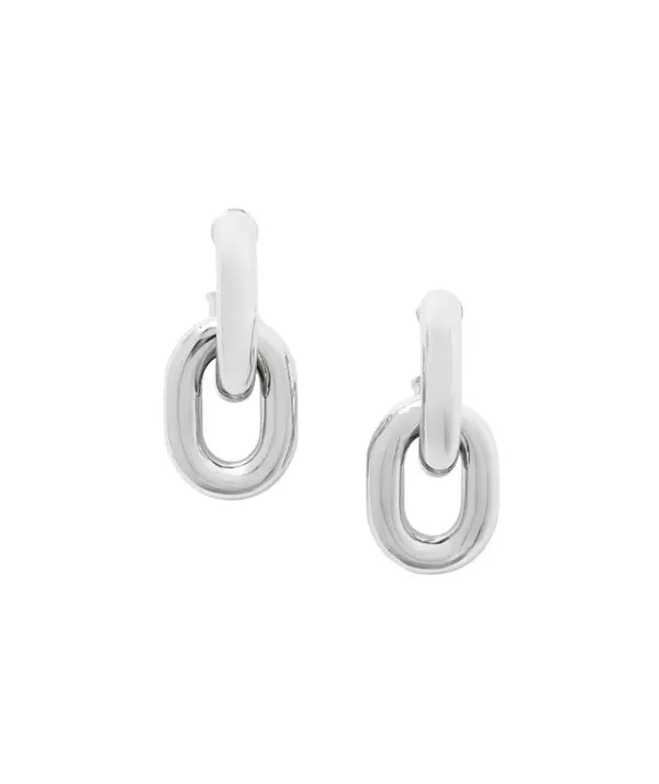 Rabanne Xl Link -tone Earrings - Silver