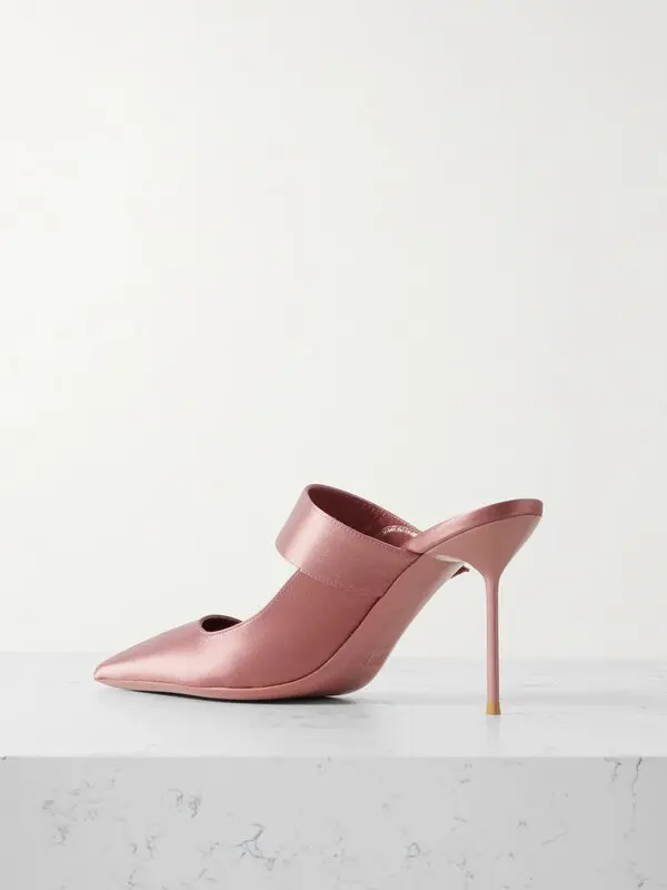 Paris Texas Lidia Satin Mules - Pink