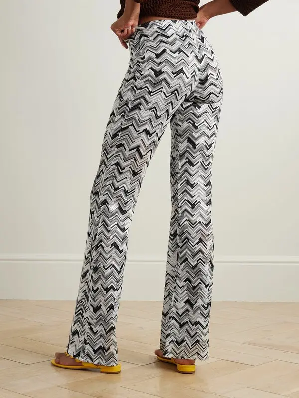 Missoni Crochet-knit Straight-leg Pants