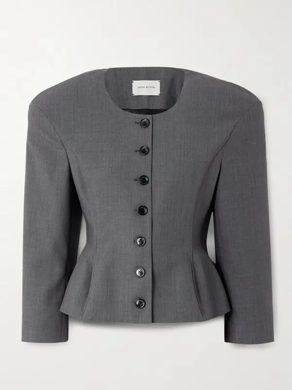 Magda Butrym Wool And Silk-blend Blazer