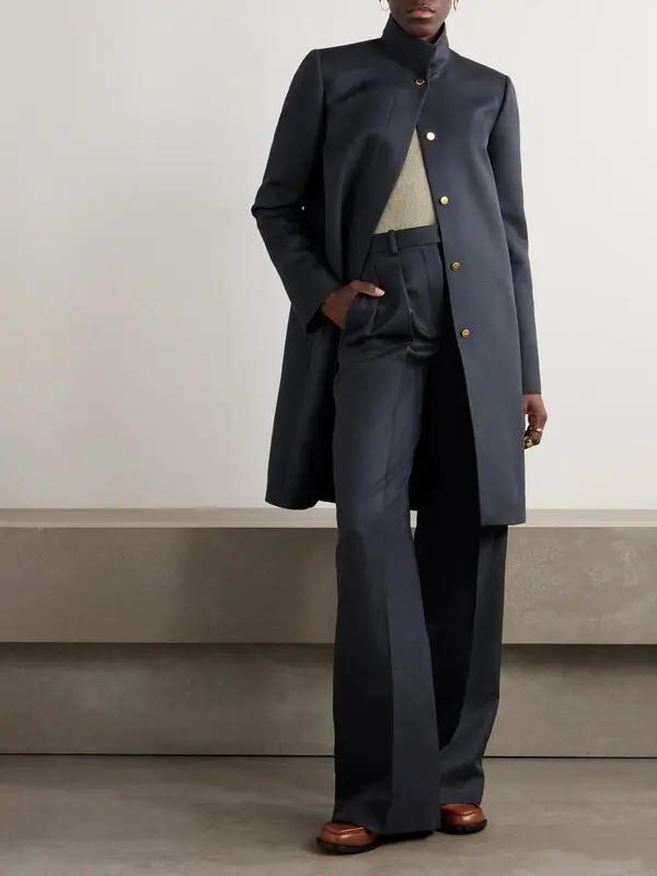 Loro Piana Danny Wool And Silk-blend Coat