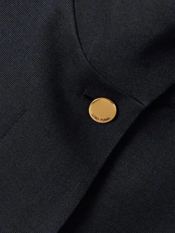 Loro Piana Danny Wool And Silk-blend Coat