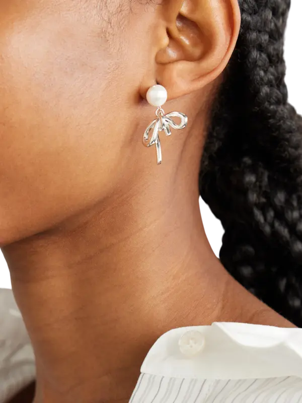 Completedworks Once In A Blue Moon Recycled Pearl Earrings