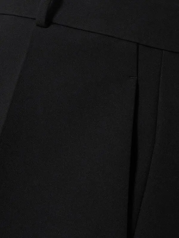 Carven Wide-leg Twill Trousers