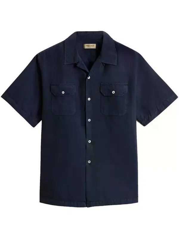 Woolrich Chest-pockets Button-down Shirt - Blue