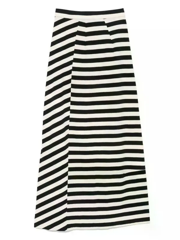Yohji Yamamoto Striped Maxi Skirt