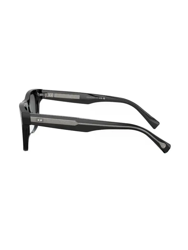 Brunello Cucinelli Rectangle-frame Sunglasses - Black