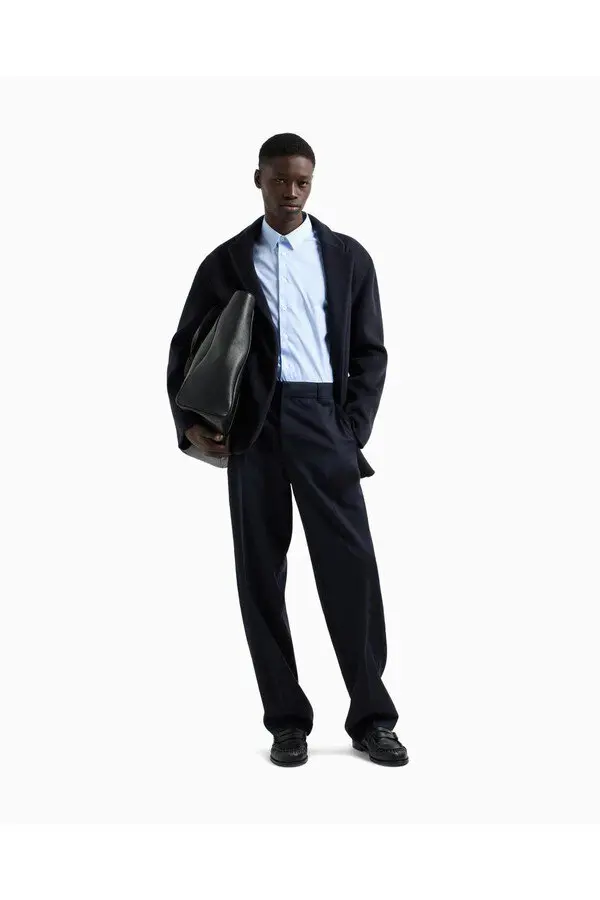 Emporio Armani Stretch Cotton Poplin Shirt
