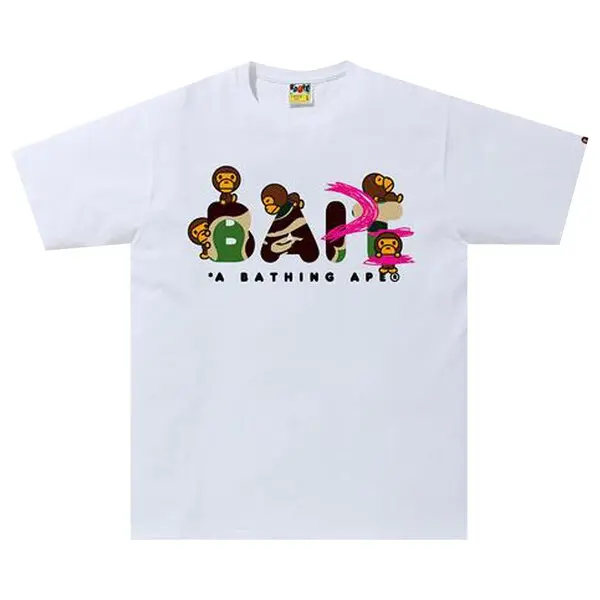 A BATHING APE X Bait X Funko Figure Tee - White