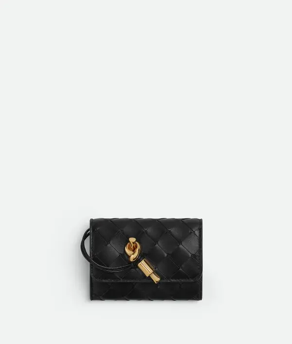 BOTTEGA  VENETA Andiamo Business Card Case - Black