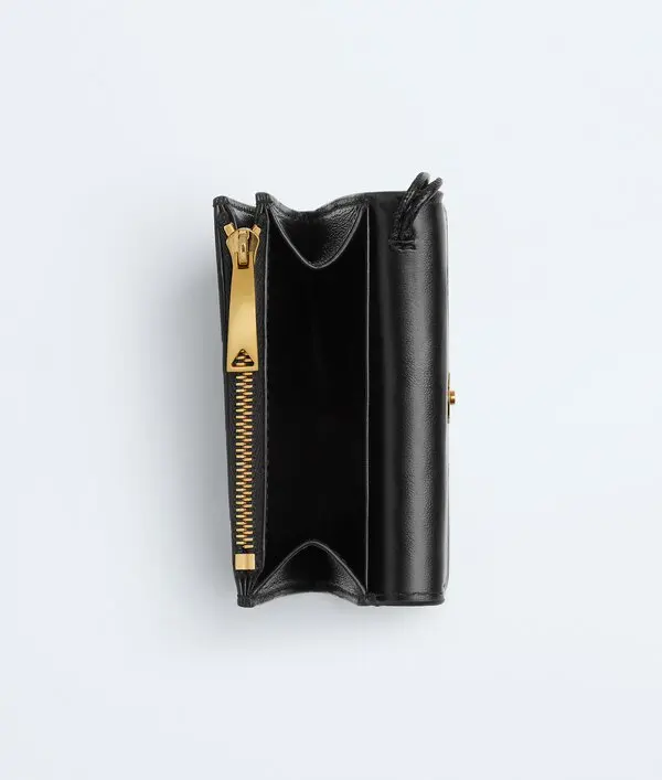 Bottega Veneta Andiamo Business Card Case - Black