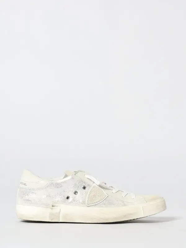 Philippe Model Low Top Sneakers - Silver